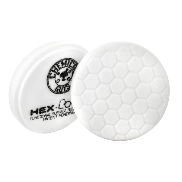Hex-Logic Pad - White Medium Light Polishing Pad - Chemical Guys