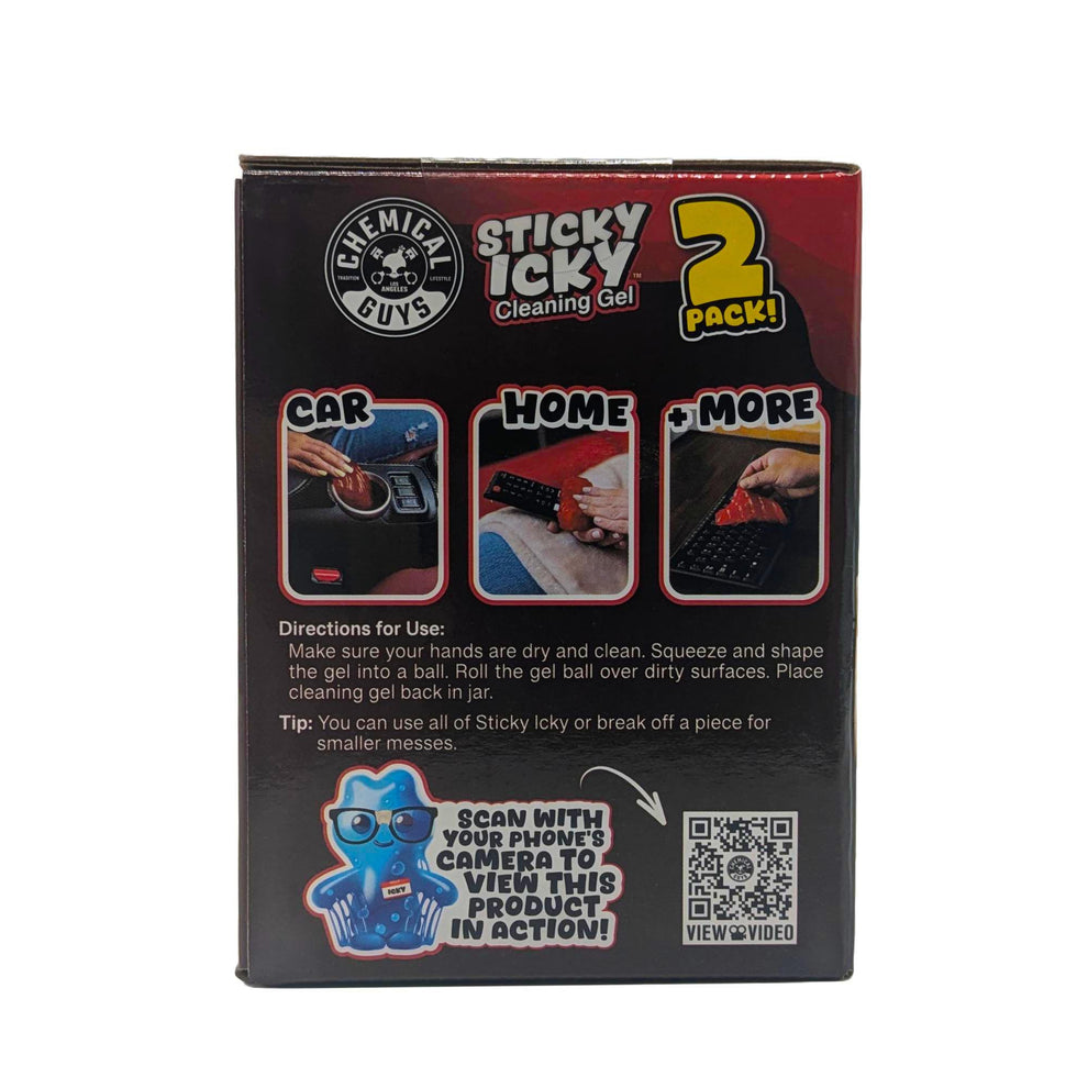Sticky Icky Car Cleaning Gel 2 Pack - Fun, Reusable | Chemical Guys