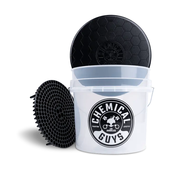 Bucket Bundle with Dirt Trap & Lid – Scratch-Free Wash | Chemical Guys